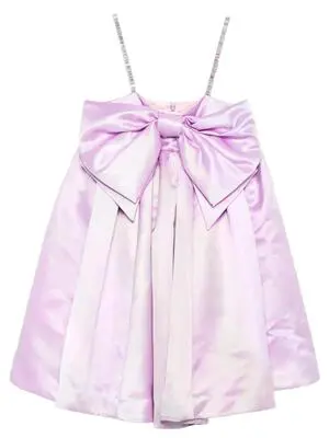Nina Ricci Bow-detail Dress - Purple