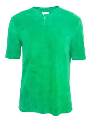 Bottega Veneta Terry Cotton T-shirt - Green