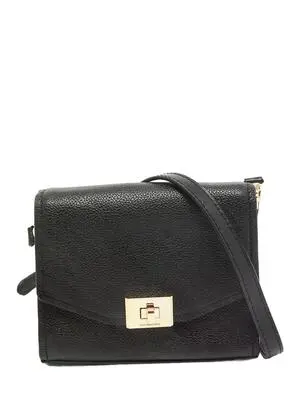 Michael Kors Leather Crossbody Bag - Black