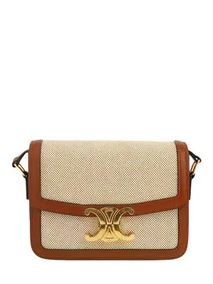 Celine Triomphe Teen Shoulder Bag - Neutrals