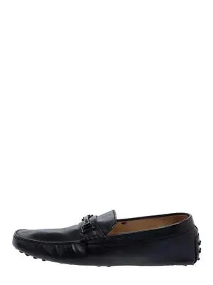 TOD'S Leather Loafers Black