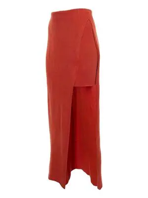 JACQUEMUS High-Low Split Skirt