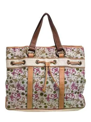 Carolina Herrera Embroidered Tote Bag - Neutrals