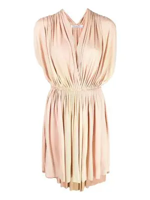 Dior Gathered Minidress - Pink