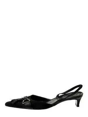 Givenchy Tassel Slingback Pumps - Black