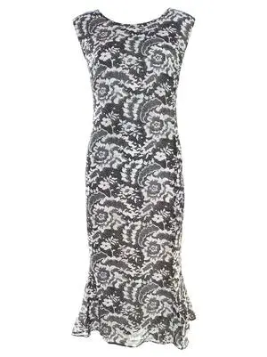 Escada Lace-detailed Midi Dress - White