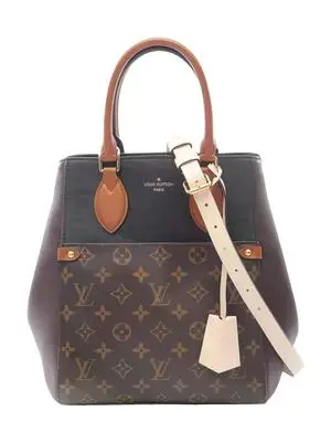 LOUIS VUITTON Monogram Fold Mm Tote Bag - Brown