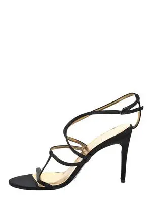 Dolce & Gabbana Strappy Satin Sandals - Black