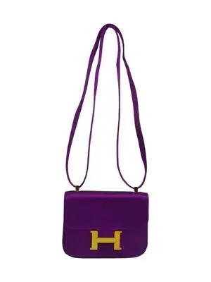 Hermès 2010 Constance Shoulder Bag - Purple