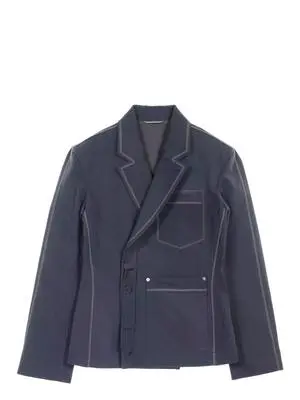Dior Tailored Cotton Jacket - Blue