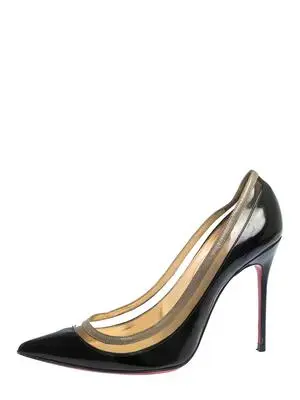 CHRISTIAN LOUBOUTIN 100mm Paulina Patent-leather Pumps - Black