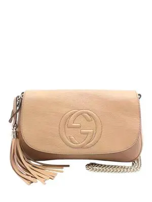 Gucci 2010s Soho Interlocking G Chain Shoulder Bag - Neutrals