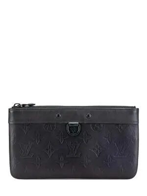 LOUIS VUITTON Monogram Shadow Pochette Discovery Pm - Black