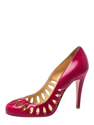 CHRISTIAN LOUBOUTIN 105mm Cut-out Pumps - Pink