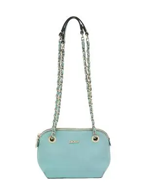 Dkny Leather Shoulder Bag - Blue