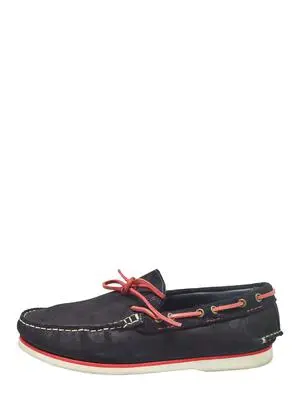Carolina Herrera Leather Boat Shoes - Black