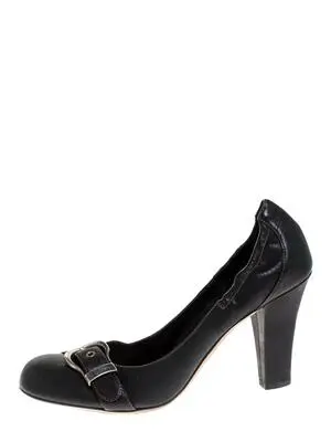 Dior 95mm Scrunch Pumps - Black