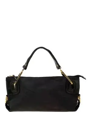 Gianfranco Ferre Leather-strap Tote Bag - Black