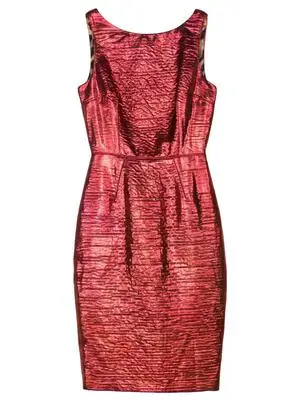Dolce & Gabbana 2000s Metallic-effect Dress - Red