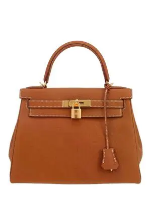 Hermès Kelly 28 Two-way Handbag - Brown