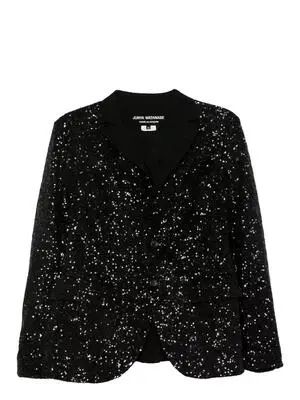 JUNYA WATANABE COMME DES GARCONS Sequin-embellished Blazer - Black