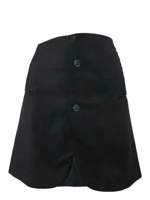 Jacquemus Button-front Wool Skirt - Black
