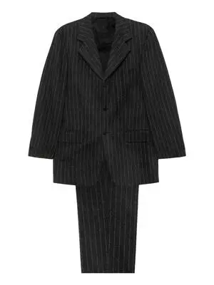 ROMEO GIGLI 1990s Pinstripe Suit - Grey