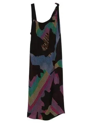 VIVIENNE WESTWOOD 2017 Asymmetric Printed Dress - Black