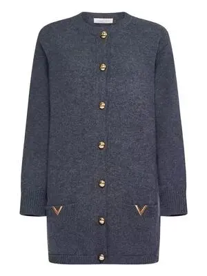 Valentino Garavani Button-down Cardigan - Grey