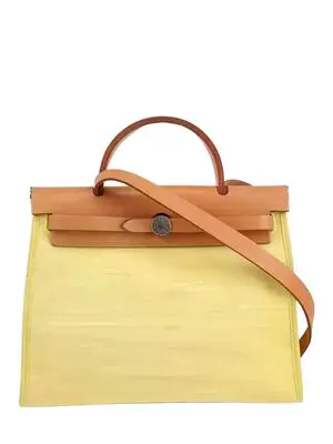 Hermès Herbag Tote Bag - Yellow