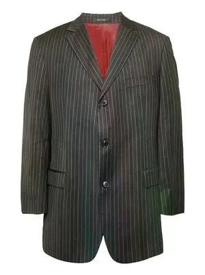 BOSS Pinstripe Gabardine Blazer - Black