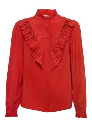 Zadig&Voltaire Ruffled-front Blouse - Red