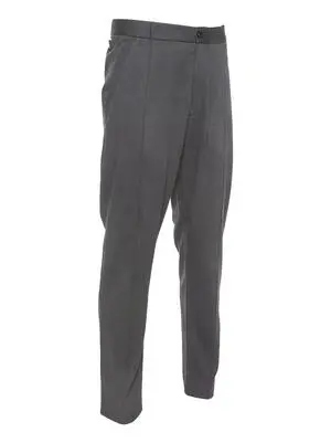 ARMANI Knit Tapered Trousers - Grey