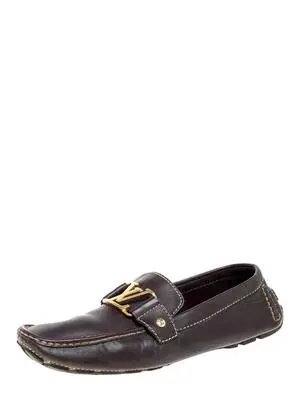 LOUIS VUITTON Leather Loafers - Brown