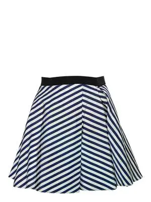BALENCIAGA Striped Mini Skirt
