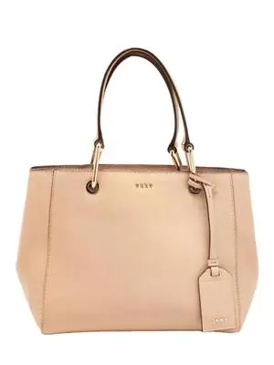 Dkny Vintage Leather Tote Bag - Neutrals