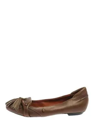 Givenchy Tassel-detail Leather Flats - Brown