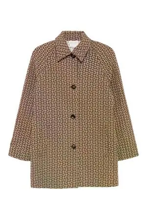 Celine 1990-2000s Macadam Coat - Brown
