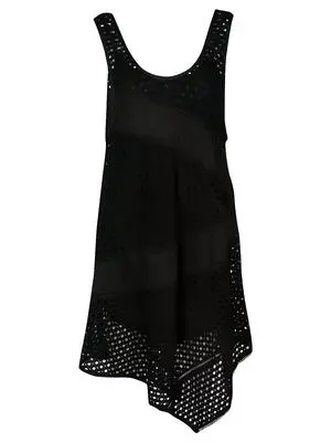 MARC JACOBS Vintage Eyelet Asymmetrical Hem Dress
