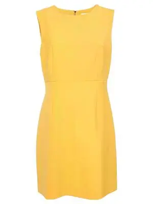 Diane Von Furstenberg Vintage Textured Sleeveless Mini Dress - Orange