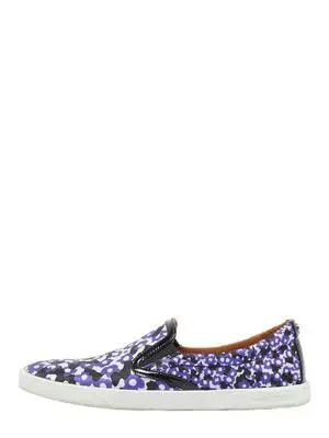 JIMMY CHOO Floral-print Slip-on Sneakers - Purple