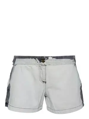 Alexander McQueen Cut-out Shorts - Grey