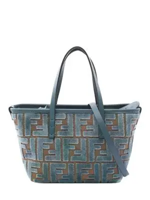FENDI 2020s Mini Velour Tote Bag