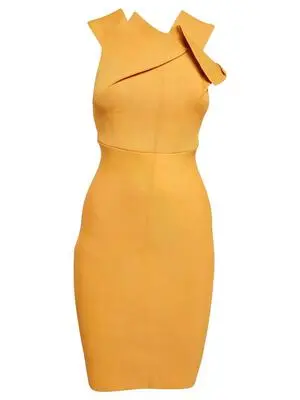 CHATELLES Draped Neckline Dress