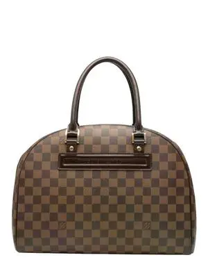 LOUIS VUITTON 2004 Damier Ebene Nolita Handbag - Brown