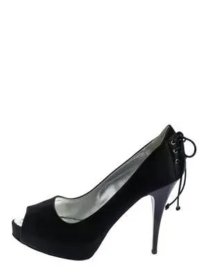 GIUSEPPE ZANOTTI 110mm Satin Pumps - Black