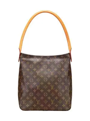 LOUIS VUITTON 2000 Monogram Looping Gm Shoulder Bag - Brown