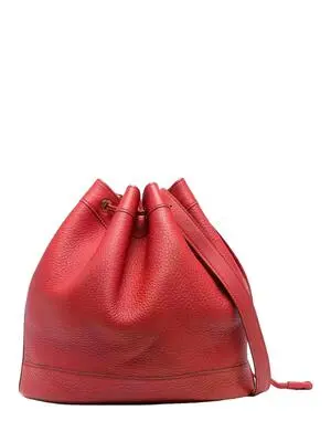 Hermès Pre-owned 1997 Market Gm Bucket Bag - Red