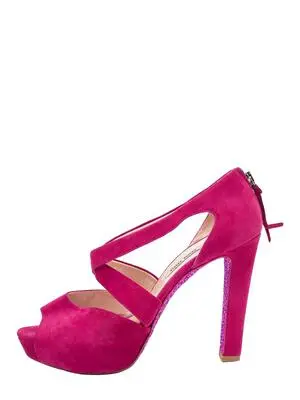 MIU MIU 130mm Suede Platform Pumps