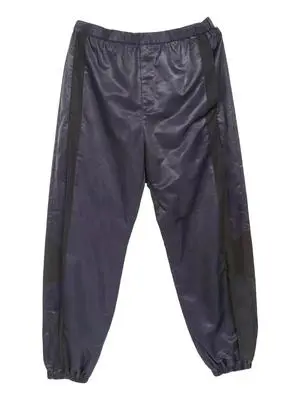 LOUIS VUITTON 2010s Damier Panel Track Pants - Blue